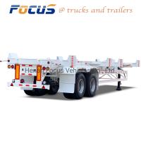 China Terminal Container Trailers/Bomb Carts Used for Containers Transporting, Operating in Port for sale