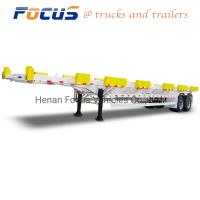 China Terminal Container Trailers/Bomb Carts Used for Containers Transporting, Operating in Port for sale