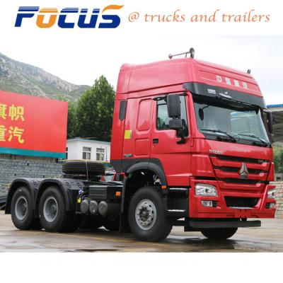 China 4*2 336HP HOWO 7 Tractor Truck with Flat Roof for Sale for sale