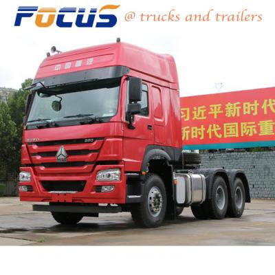 China 4*2 336HP HOWO 7 Tractor Truck with Flat Roof for Sale for sale