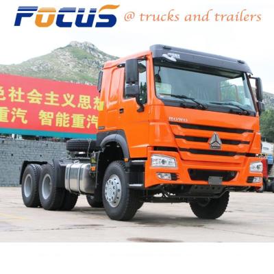 China 4*2 336HP HOWO 7 Tractor Truck with Flat Roof for Sale for sale