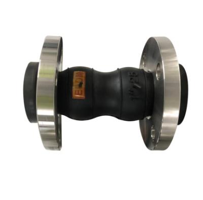 China EN1092 Pn16 Oil Resistant NBR Dn25 Double Sphere Expansion Joint Flanged for sale