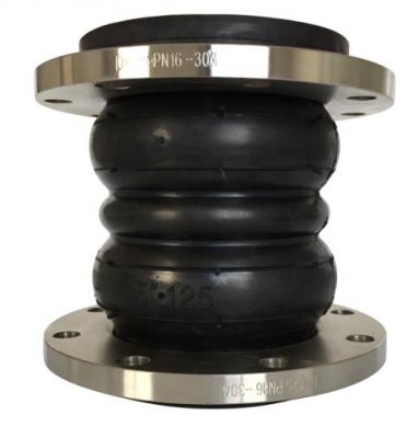 China Custom DN125 Pn16 Ss304 EPDM Connector Flexible Double Sphere Expansion Joint for sale