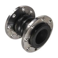 Quality Double Ball Rubber Expansion Joint Natural Rubber Flexible Joint Flange for sale
