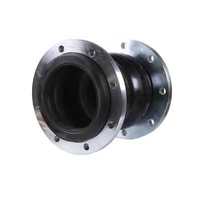 China DN125 Flanged Double Ball Flexible Rubber Expansion Joint Carbon Steel Threaded Telescopic Rubber Joint for sale