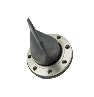 China EN 1092-2 Flanged Blowdown Rubber Duckbill Valve Flexible Neoprene Rubber Check Valve for sale