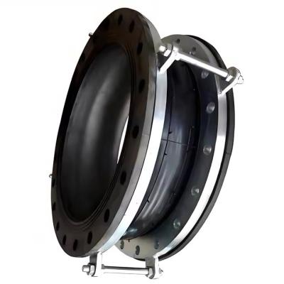 China 32inch Dn800 Fully Sealed Rubber Expansion Joint Large Diameter Carbon Steel Flange Face for sale