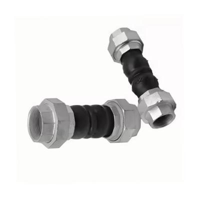 China 2inch 50mm Pipe Fitting EPDM Threaded Connection Pipe Joint Spherical Rubber Expansion Joint for sale