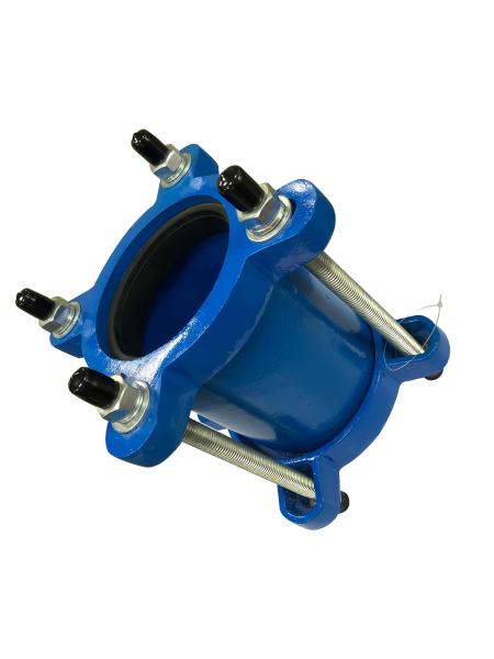 Carbon Steel Flexible Universal Dresser Coupling Blue Epoxy Coated Joints