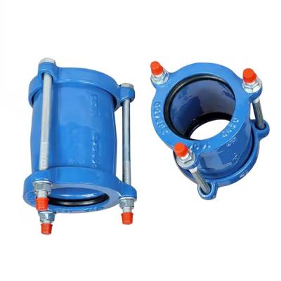 China EN124 DI Galvanized Carbon Steel Universal Gibault Coupling PE/PVC/Steel Pipe Connector for sale