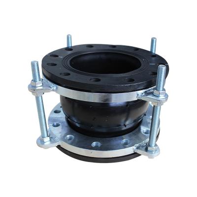 中国 DN150 フルフェイス 密閉式 EPDM ゴム拡張関節 炭素鋼フラングス PN16 販売のため