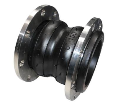 중국 2-1/2인치 플랜지형 이중 구체 고무 팽창 이음 PN10 PN16 ANSI 150 판매용