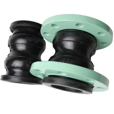 중국 고압 내성 플랜지 고무 플렉시블 조인트 이중 볼 익스팬션 조인트 버클 홈 고무 조인트 판매용