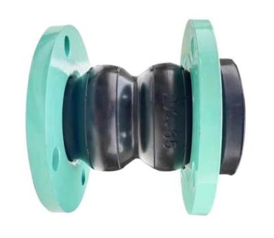China High Quality EPDM Pn16 Double Sphere Flanged Flexible Rubber Expansion Joint Flexible Pipe Connector for sale