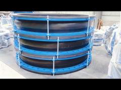 DN1800 Limited Tie Rod Epdm Elastomeer Flexible Fully Seal Rubber Expansion Bellows Grote diameter