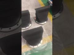 EPDM Rubber Anticorrosive Rubber Duckbill Valve Carbon Steel Flange Duckbill One Way Valve