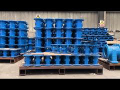 Valvola di portata di stagno in ghisa con flangia 8 pollici 200 mm PN16 tipo manuale