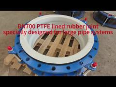 DN700 PTFE lined rubber joint