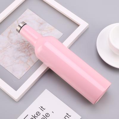 Cina Materiali amichevoli isolati rosa attraenti di Eco della bottiglia dell'acciaio inossidabile di colore in vendita