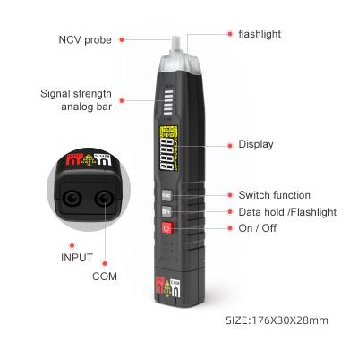 China HT122 Digital Pen Type Multimeter DC AC Voltage Tester Smart Multi-meter NCV Phase Sequence Auto Ranging Multimetre for sale