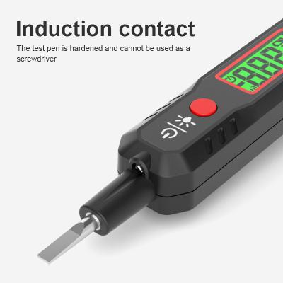 중국 HABOTEST 전압 탐지기 HT89 AC 300V 민감 인덕션 검사 펜 백라 라이트 AC 전압 검사 사운드 라이트 알람 LCD 디스플레이 판매용
