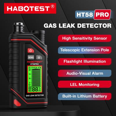 China HT58PRO Gas Leak Detector Gas High Precision Gas Sensor Sensitive Sensor Portable Combustible Gas Detector for sale