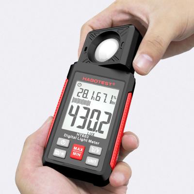 China HT603 200,000 Lux Auto Digital Lux Meter Light Meter Digital Illuminance Meter for sale