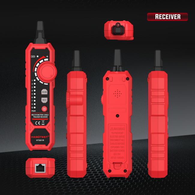HABOTEST 801A/B Network Cable Tester with accessories