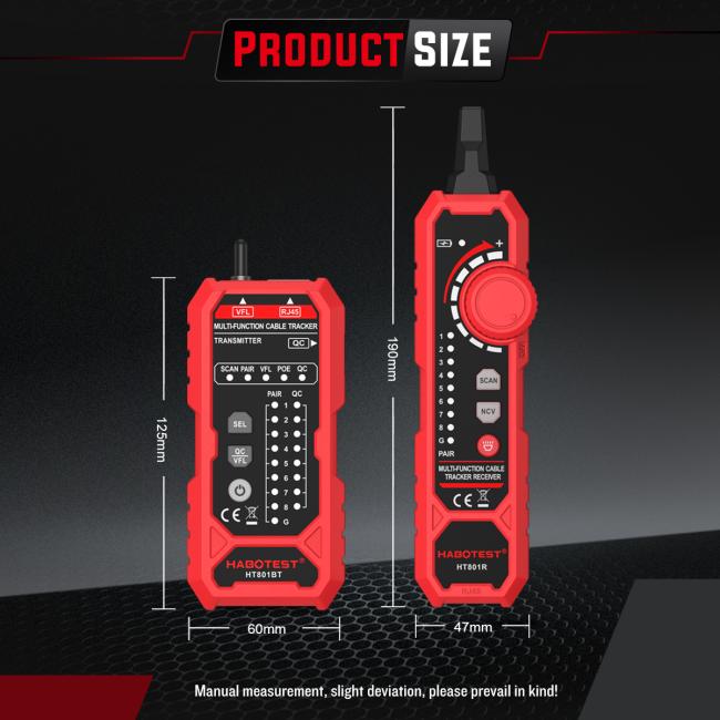 HABOTEST 801A/B Network Cable Tester testing cables