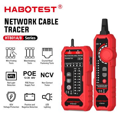 China HABOTEST An Essential Tool for Network and Cable Technicians Cat5 Cable Tester Powered by Long-Lasting Batteries for sale