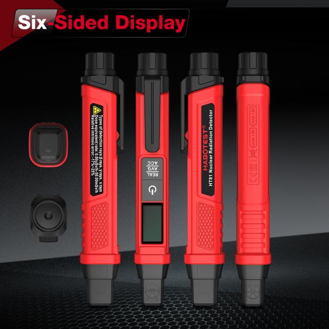 HT81 Geiger Counter in use