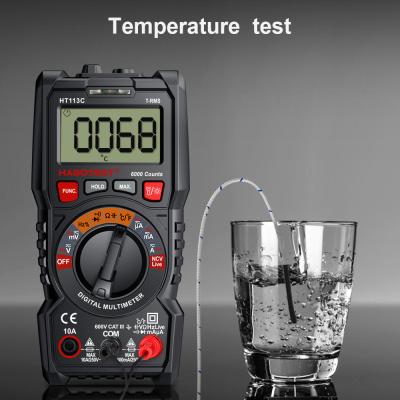 China Habotest HT113 Manual Digital Multimeter with Low Input Impedance for Household Use and ABS Material Construction for sale