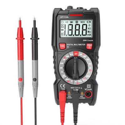 China HABOTEST HT113A Digital Multimeter with CAT III 600V Safety Rating ABS Material for Industrial and Household Use for sale