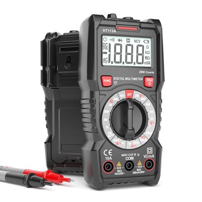 China HABOTEST HT113A Digital Multimeter with CAT III 600V Safety Rating ABS Material for Industrial and Household Use for sale