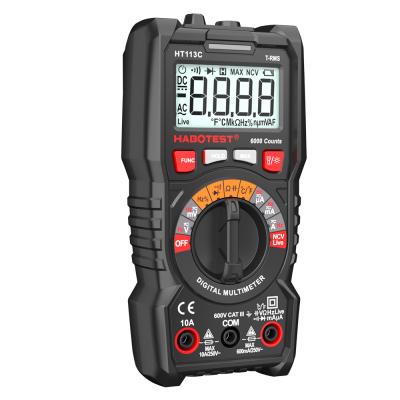 China Habotest HT113C 6000 Counts Display Digital Multimeter with 151mm*75mm*48mm Dimensions and 40-400Hz Bandwidth for sale