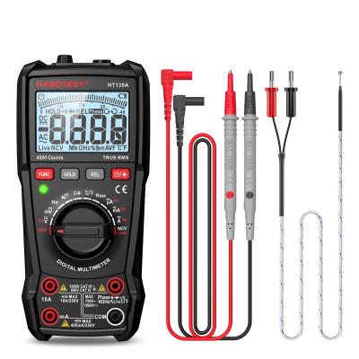 China Habotest HT135A 10A Max Current 1000V Max Voltage 40.00mF Capacitance Range Digital Multimeter for sale