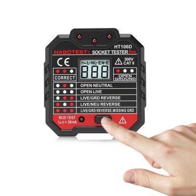China 250V Plug Socket Tester ,  Habotest HT106D Socket Tester for sale