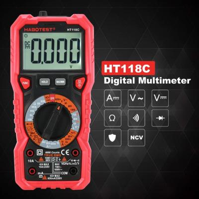 China analog multimeter specifications With probe to measure voltage Temperature Capacitance Resistance Hz for sale