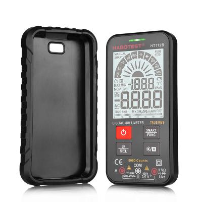 China Habotest HT112B Mini Pocket Digital 6000 Counts T-RMS Multimeter Tester Professional Meter for sale