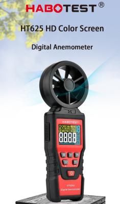 China 3x1.5V AAA Batteries Handheld Digital Anemometer , 60 Degree Digital Wind Meter for sale