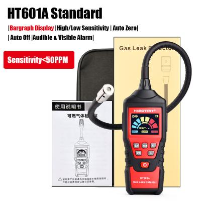 China 40cm Goose Neck 10000ppm Smart Gas Leak Detector , Handheld Gas Leak Detector for sale