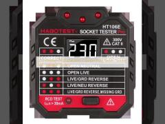 LCD 디스플레이 소켓 플러그 테스터 250V EN61010-1명, RCD 테스트와 소켓 테스터