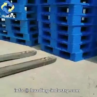Cina Il MIO doppio di plastica del pallet dell'euro di stoccaggio dell'HDPE della PROVA 1210A ha affrontato i pallet di plastica accatastabili in vendita