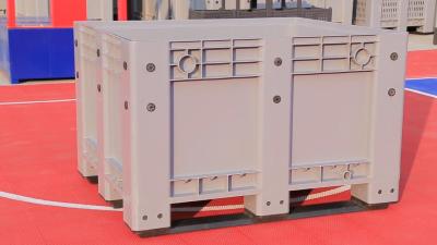 China Moving Plastic Bulk Container Customized Color Large Plastic Crates for sale