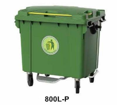 China 800L large capacity dumpster garbage bin waste container for sale