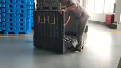 China Recyclable foldable collapsible HDPE plastic pallet bin/container for sale