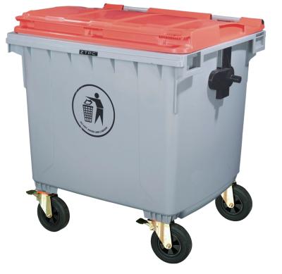 China Eco friendly garbage 1100 liter waste bin for sale