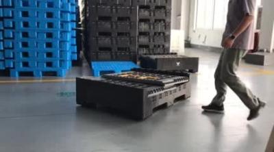 China industry plastic pallet box large collapsible plastic container foldable container for sale
