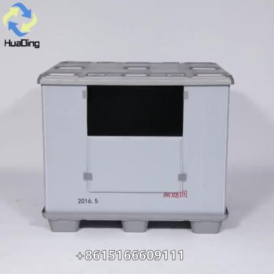 China automotive packaging design Customized PP Solid Foldable Plastic Pallet Box car battery packaging for sale