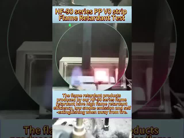 Δοκιμή επιβράδυνσης φλόγας PP V0 σειράς HF-90 UL94